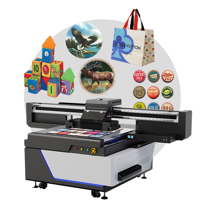 Visual positioning uv printer prints in large quantities on metal ...